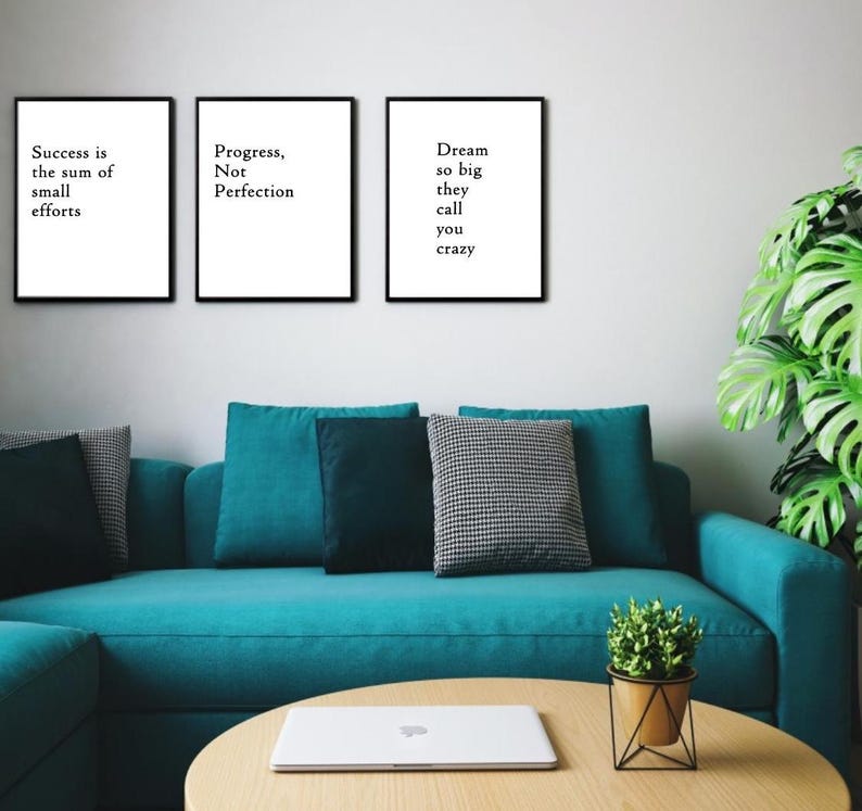 Motivational 3-piece Bundle | Digital Print Set of 3 | Inspirational ...