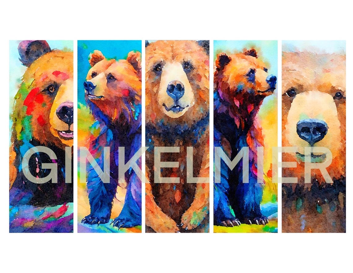 Printable Bookmarks, Instant Download, Digital, Collage, Mixed Media ...