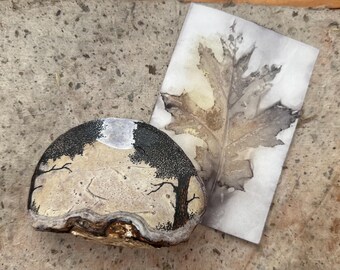 Artist Conk Art | Mini | Eco Print | Gift Set | Mushroom | Forest ...