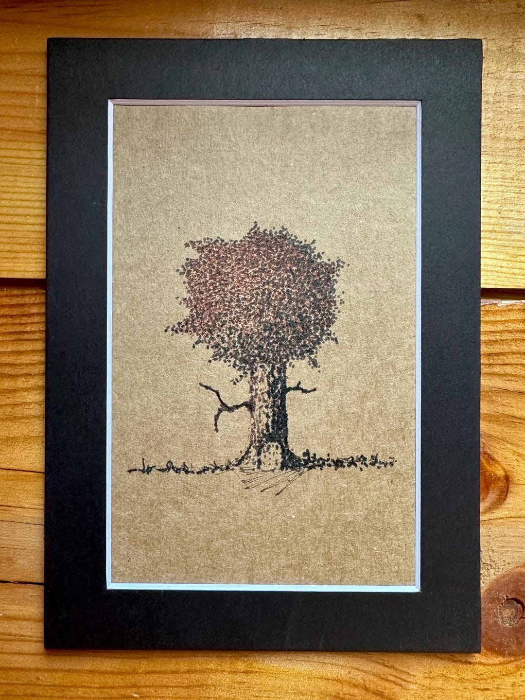 Original Fairy Forest Tree Art, Cottage Fairy Core, Magical, Whimsical ...