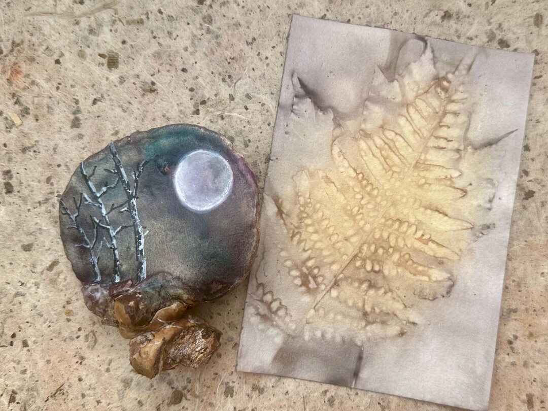 Artist Conk Art | Eco Print | Gift Set | Mushroom | Forest | Tree ...