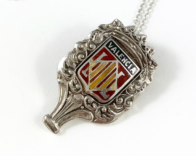 Valencia Spain Necklace, Spain Pendant, Valencia Charm, Valencia ...