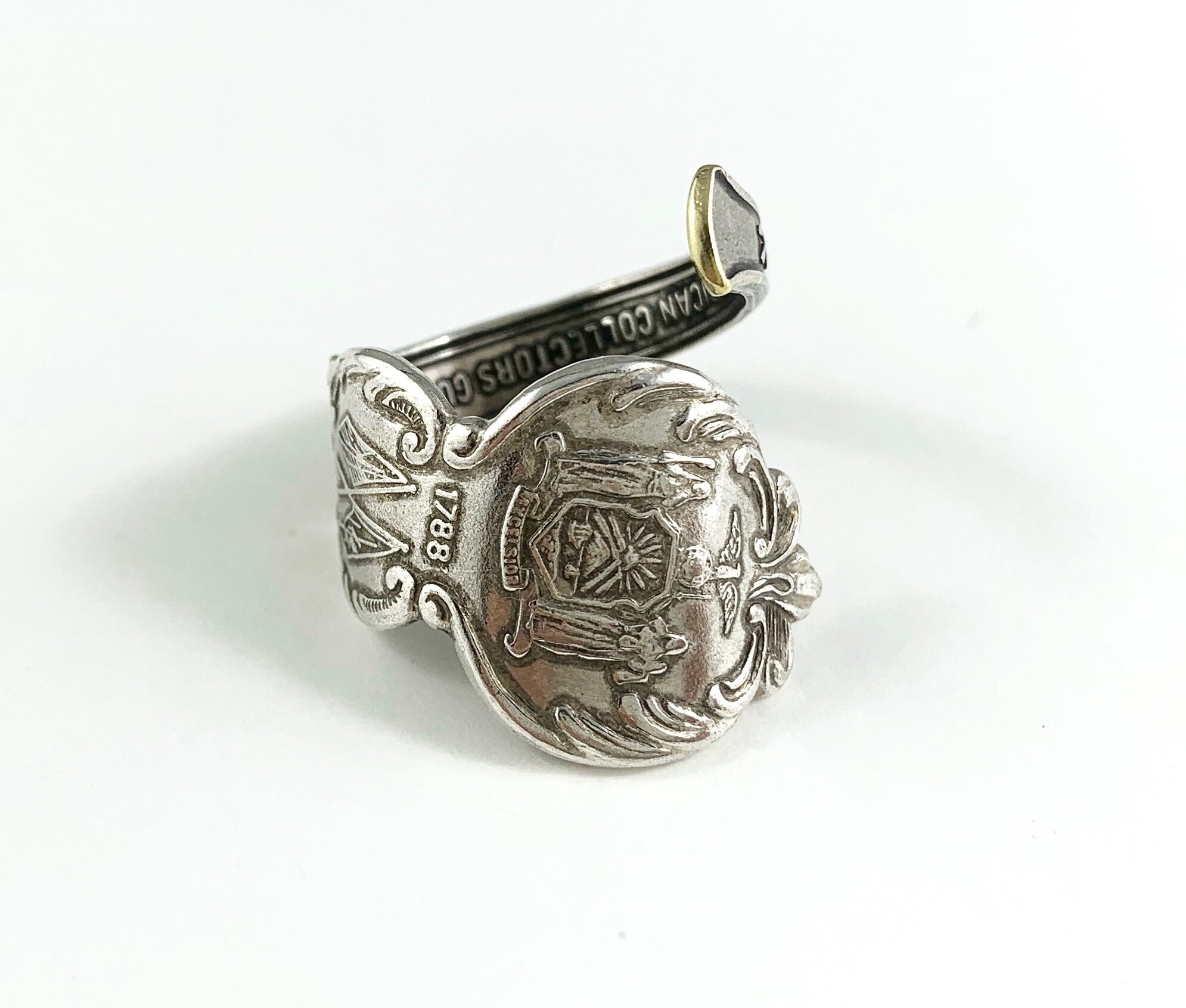 New York Ring New York Spoon Ring New York Jewelry New York - Etsy ...