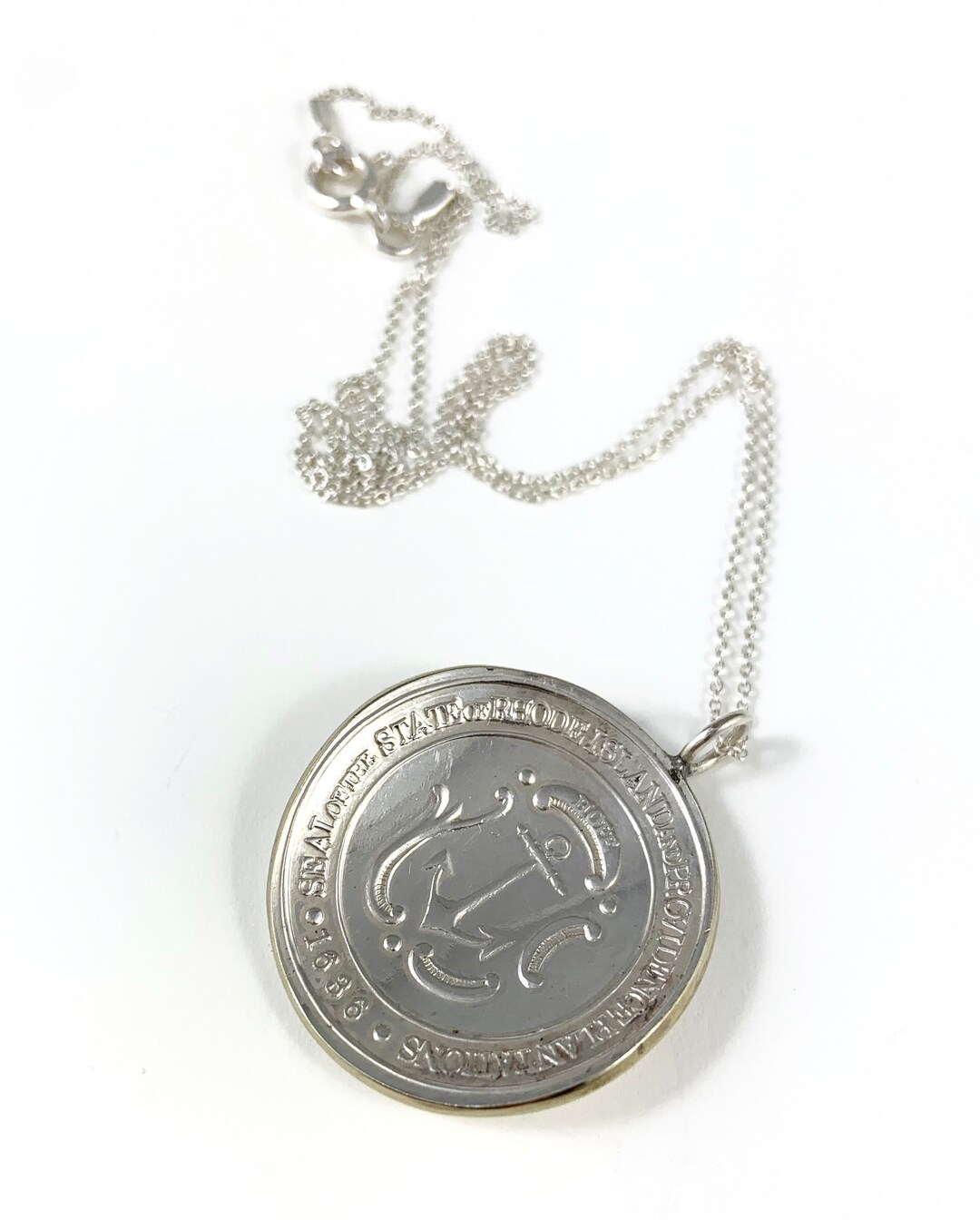 Rhode Island Necklace, Rhode Island Gift, Spoon Jewelry, Rhode Island ...
