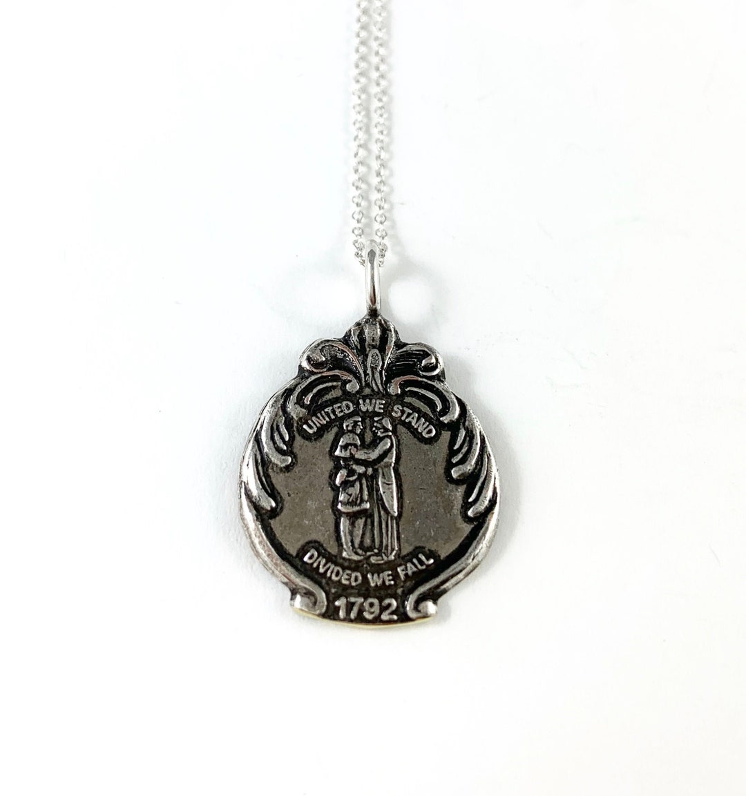 Kentucky Necklace, Kentucky Gift, Spoon Jewelry, Kentucky Jewelry ...