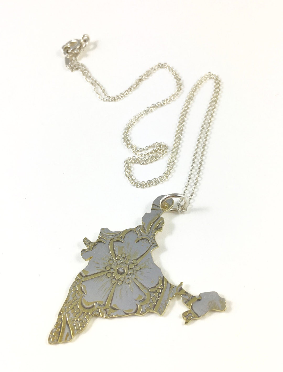 India Map Necklace, India Necklace, India Gift, India Charm, India ...