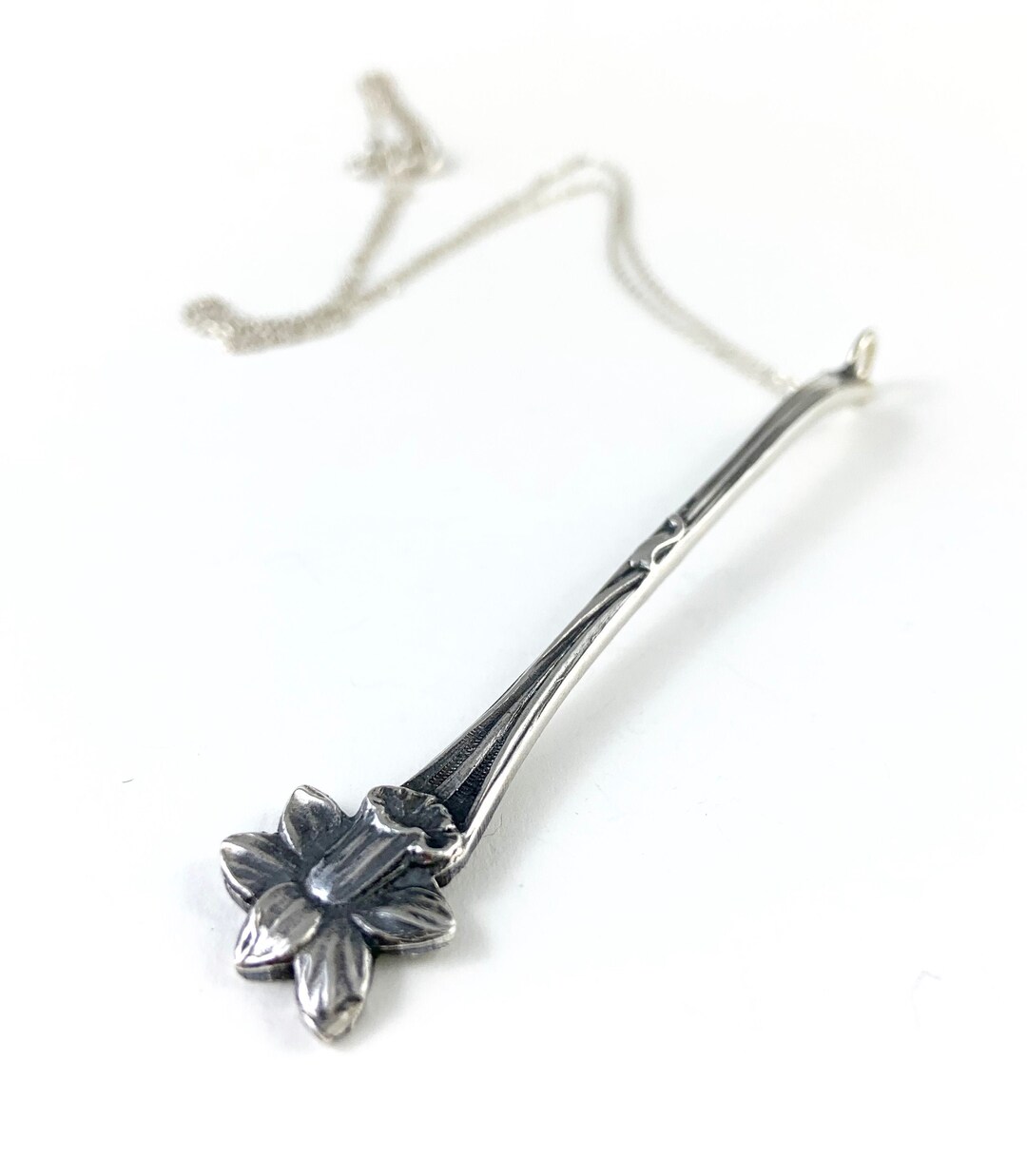 Daffodil Necklace, Daffodil Jewelry, Daffodil Gift, Flower Necklace ...