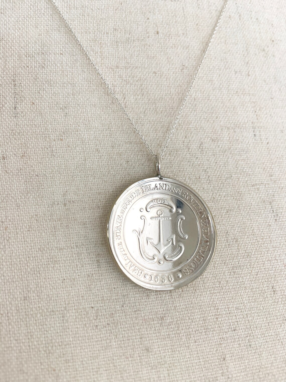 Rhode Island Necklace Rhode Island Gift Spoon Jewelry Rhode | Etsy