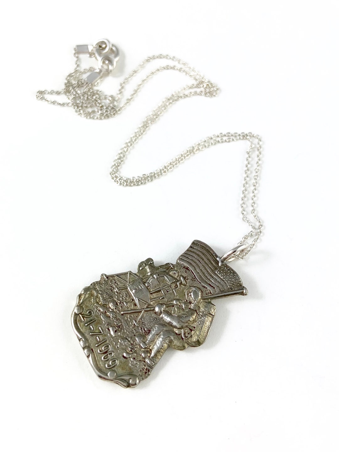 Apollo 11 Necklace, Apollo 11 Charm, Apollo 11 Jewelry, Apollo 11 ...