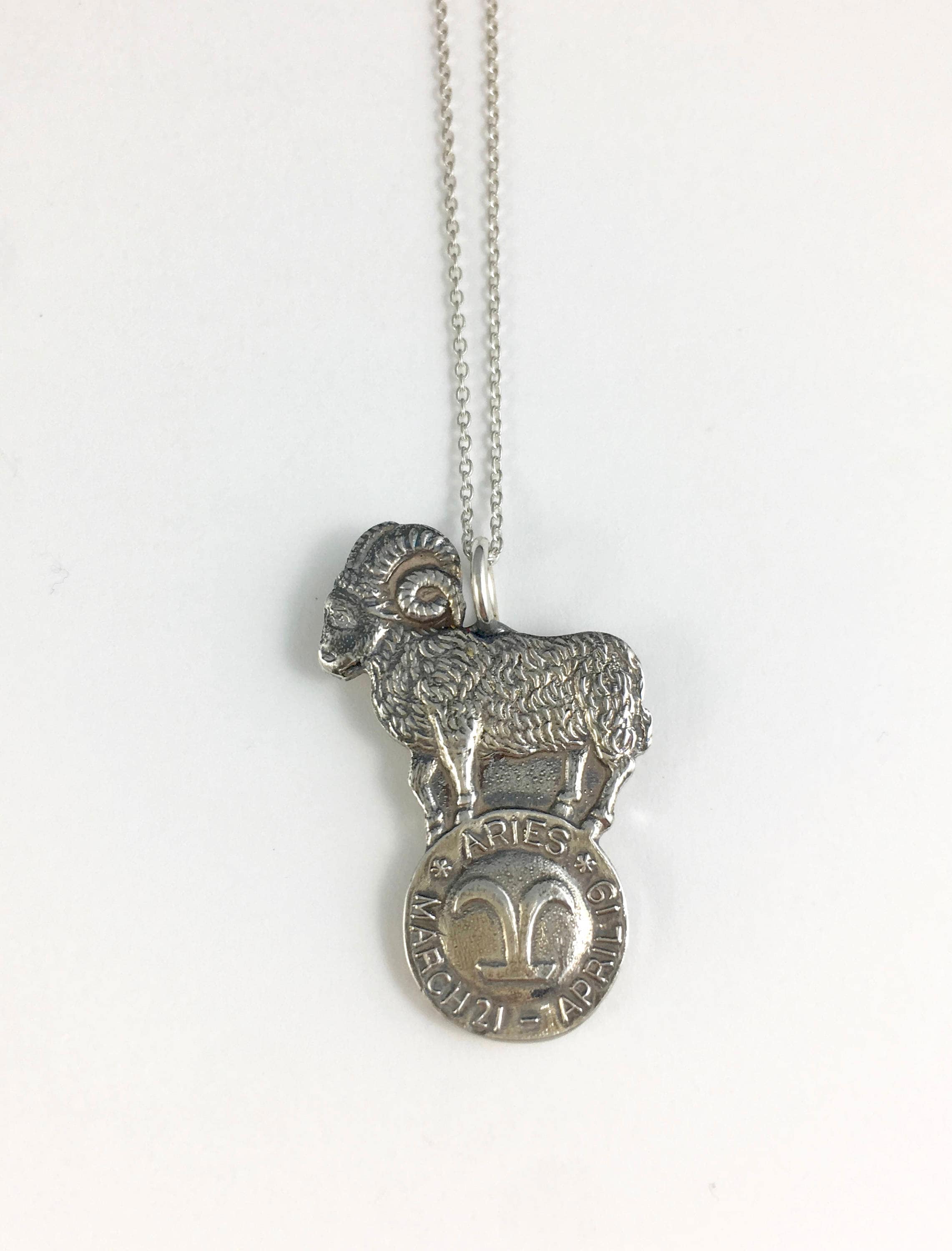 Aries Charm Aries Necklace Aries Jewelry Aries Gift Aries | Etsy