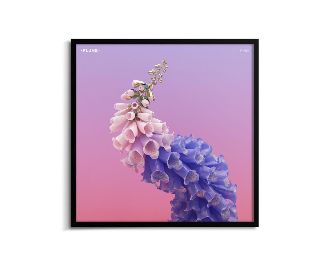 Flume Poster, Skin Album Cover Print, EDM Lover Wall Art - Etsy