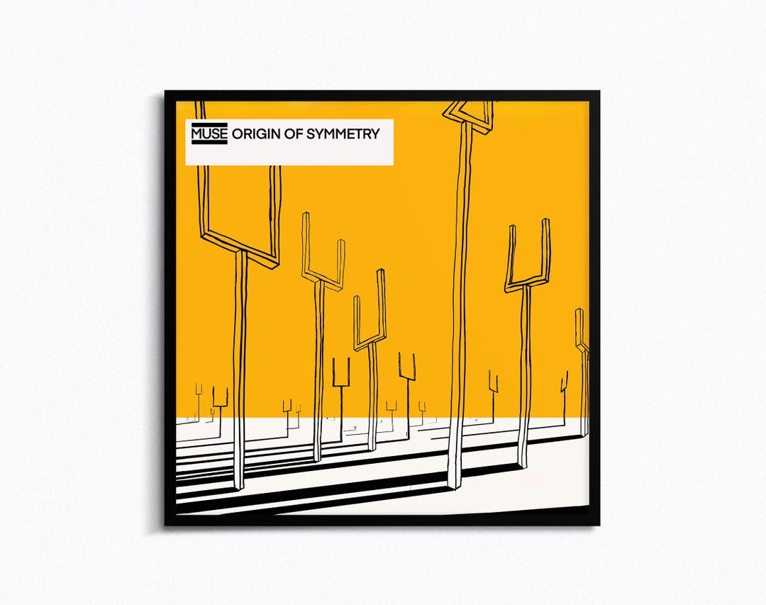 Origin of Symmetry Album Cover Poster, Modern Rock Wall Art, Best ...