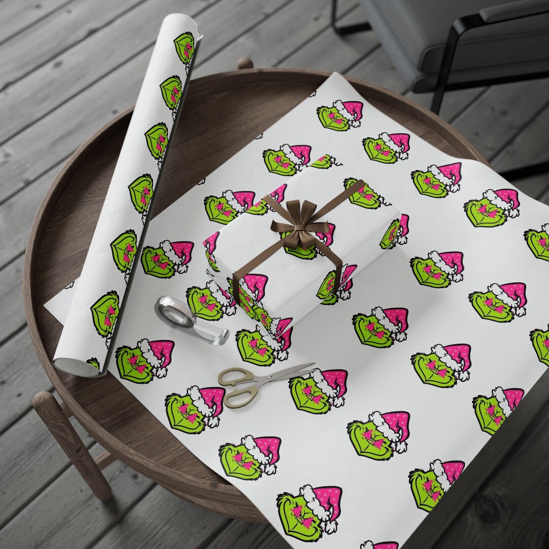 Grinch Wrapping Papers - Etsy