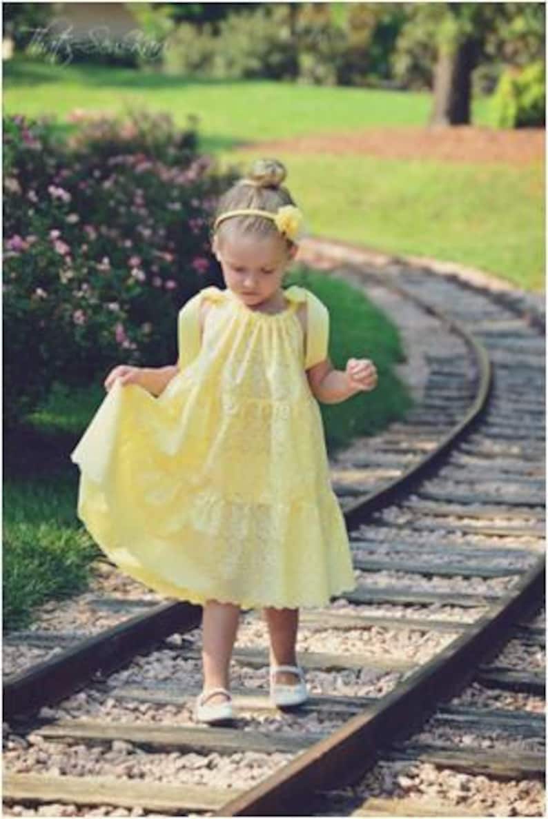 Summer Sundress SEW FLOUNCY Tier Pillowcase Dress Pattern PDF Eyelet ...