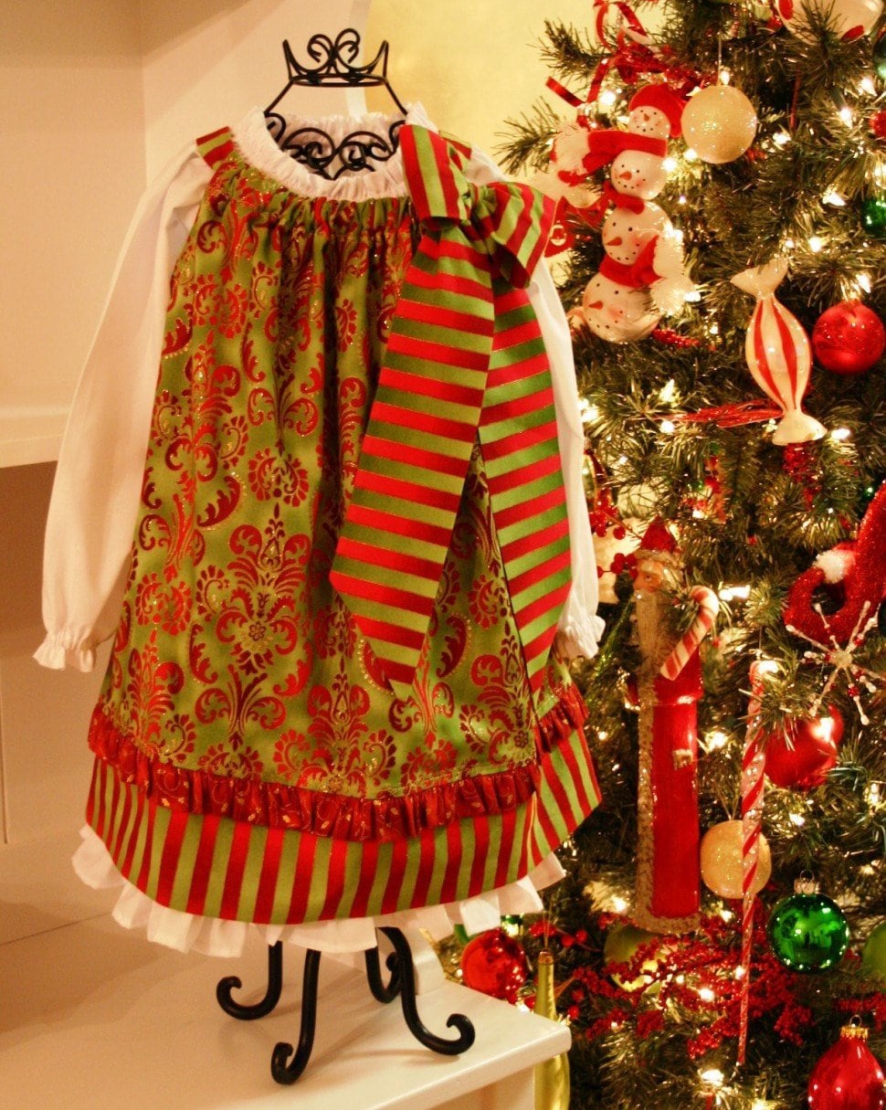 Christmas Dress Pattern Pillowcase Dress Pattern Pillowcase | Etsy