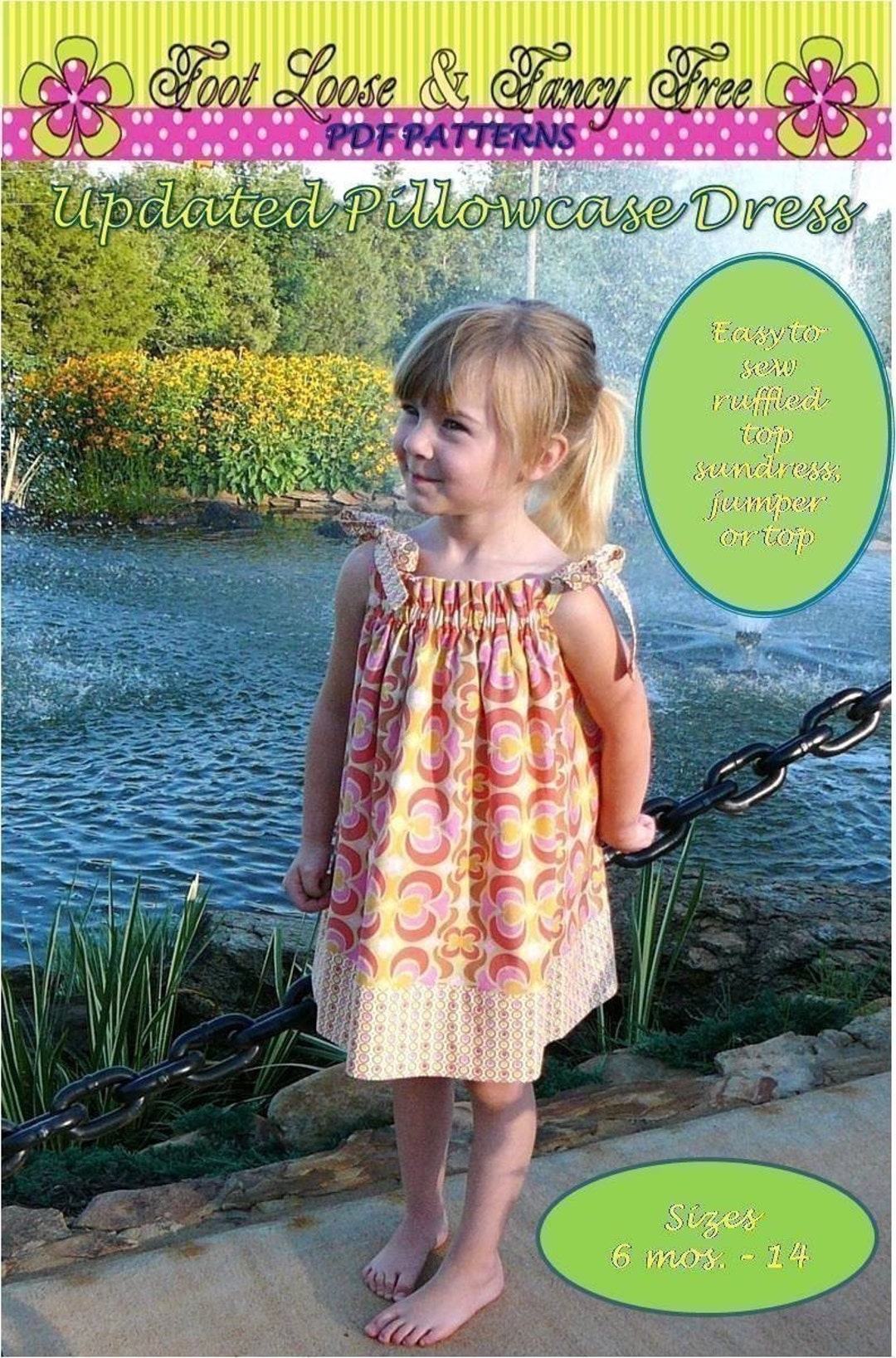 Easy Summer Sun Dress Pattern SEW CUTE Dress, Jumper or Sundress PDF ...