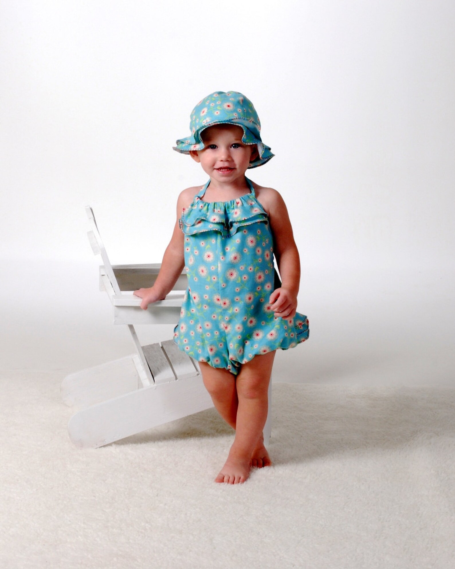 Sew Vintage Sun Suit and Flouncy Hat Pattern Sizes 3 Months - Etsy