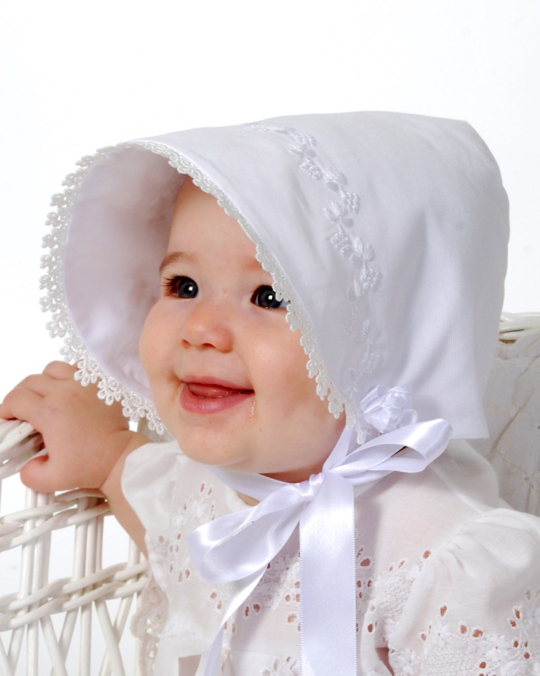 Summer Baby Sunbonnet - Sew Modern Reversible Hat - Embroidery Heirloom ...