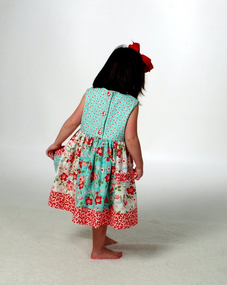 Fall SEW HAPPY Dress Pattern Colorful Autumn Dress With - Etsy