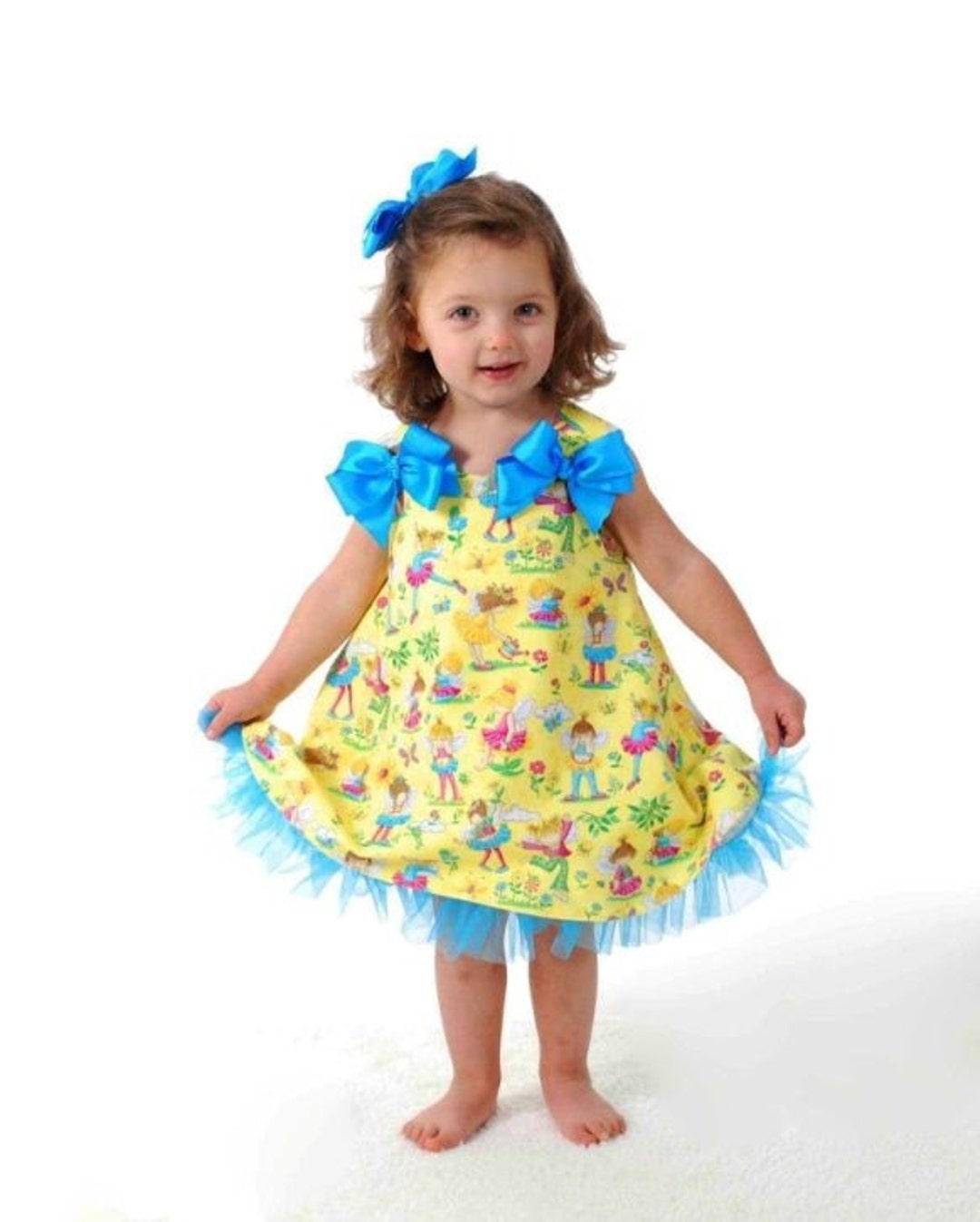 Girl Dress Pattern PDF SEW GIRLY, Size 12 Months - 6 Child Easy ...