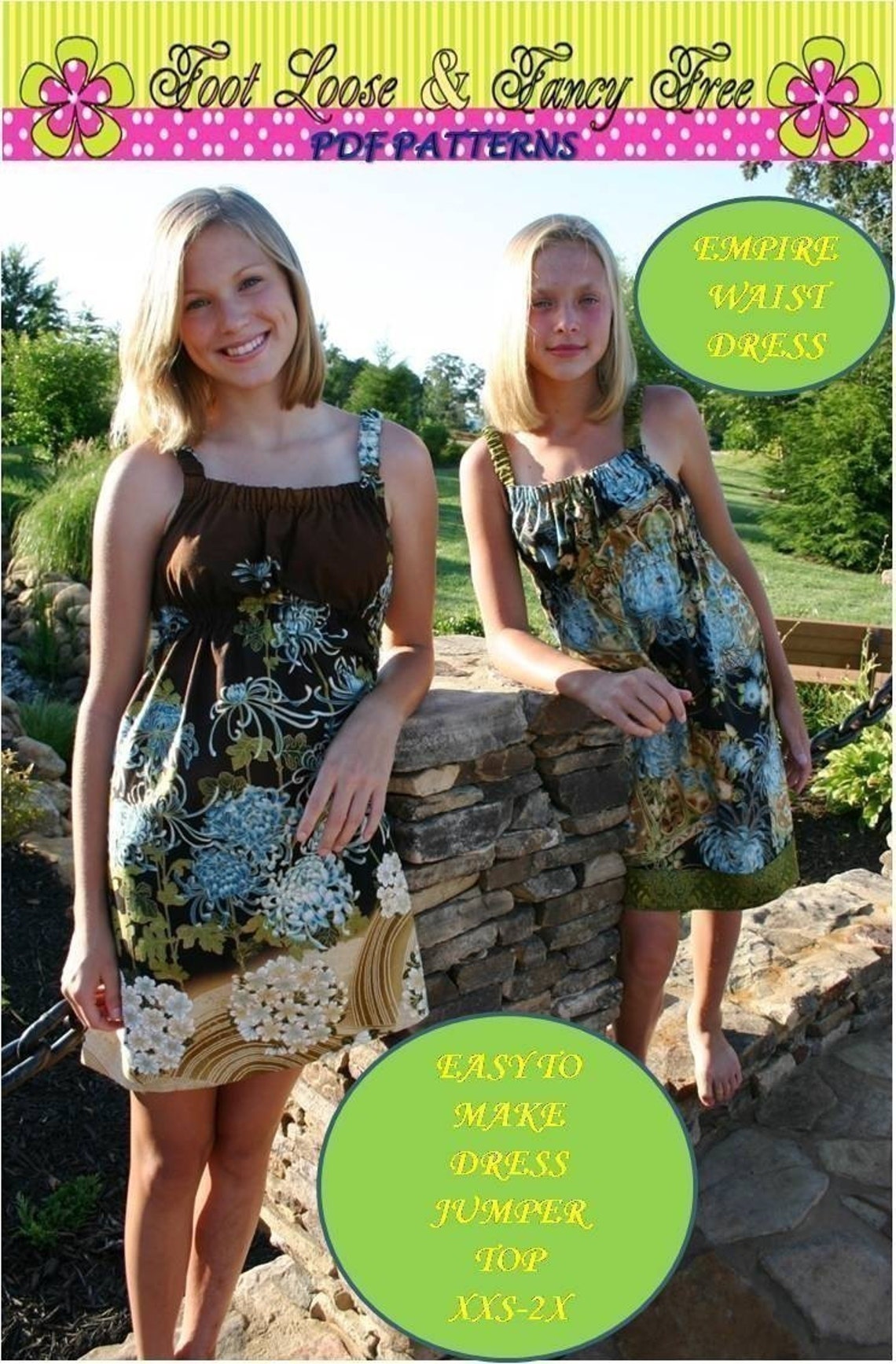 Empire Dress, Sundress, Jumper or Top -easy Teen Dress - SEW COOL PDF ...