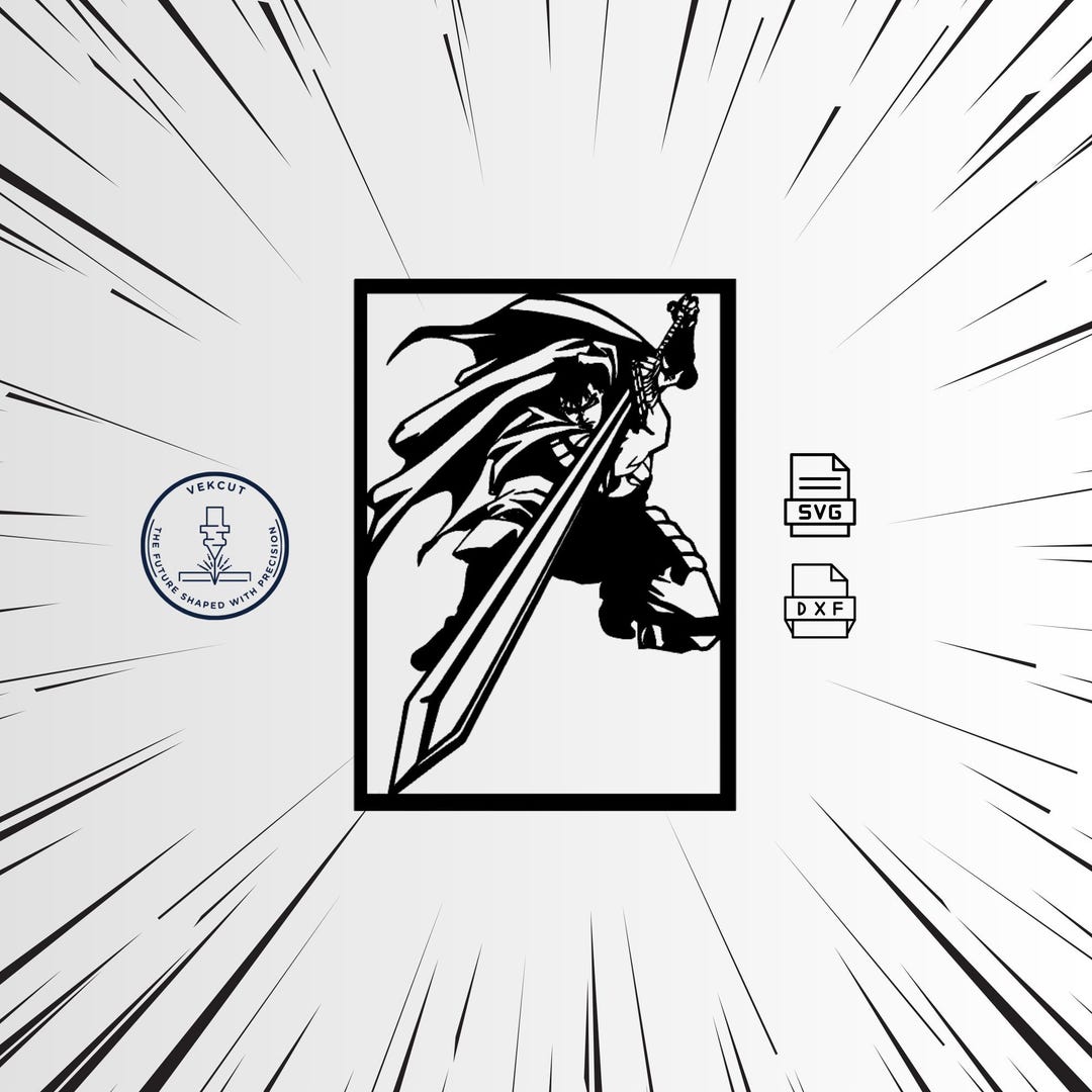 Guts Decor Vector File for Laser Cutting, Metal & Wood CNC Machine - Etsy