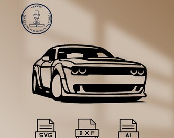 Porsche 930 Turbo Rear Decor Vector File for Laser Cutting, Metal ...