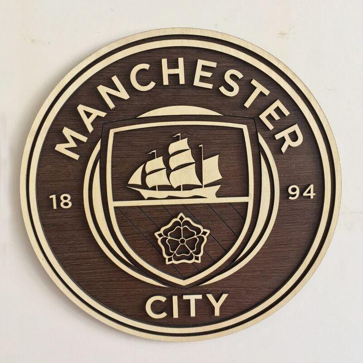 Manchester City Decor Vector File for Laser Cutting, Metal & Wood CNC ...