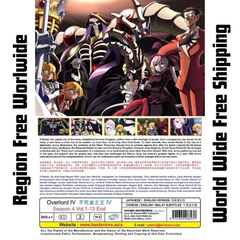Overlord Season 4 Dubbed