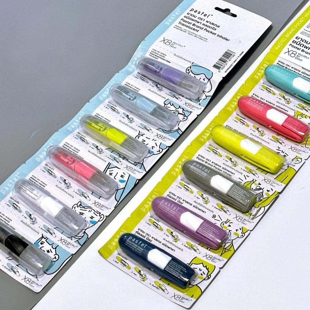 Pastel Portable Inhaler / Pastel Portable Inhaler Translucent 1.5 Ml ...