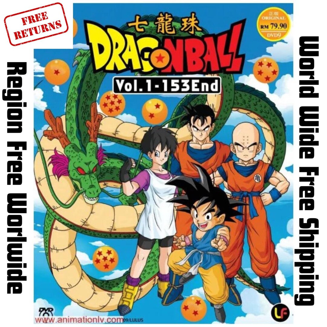 DVD Dragon Ball ( VOL. 1 - 153 End ) English Subtitle Free Shipping - Etsy