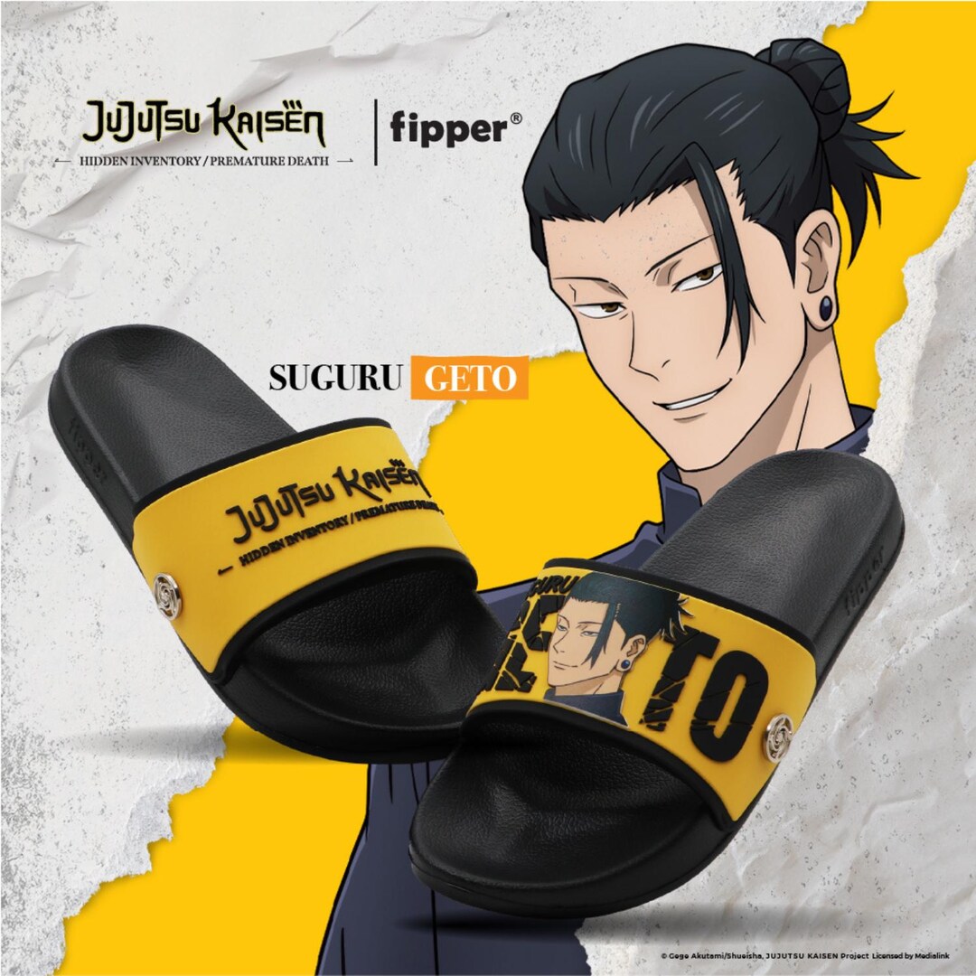 Fipper X Jujutsu Kaisen Limited Edition Slip on Geto in Yellow Fast ...