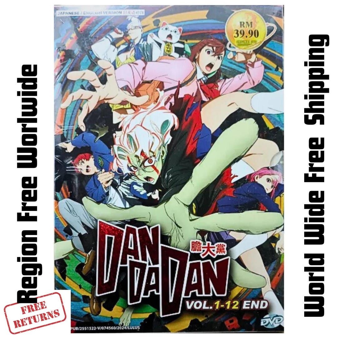 DVD Anime Dandadan dan Da Dan TV Series vol. 1-12 End English Dubbed - Etsy