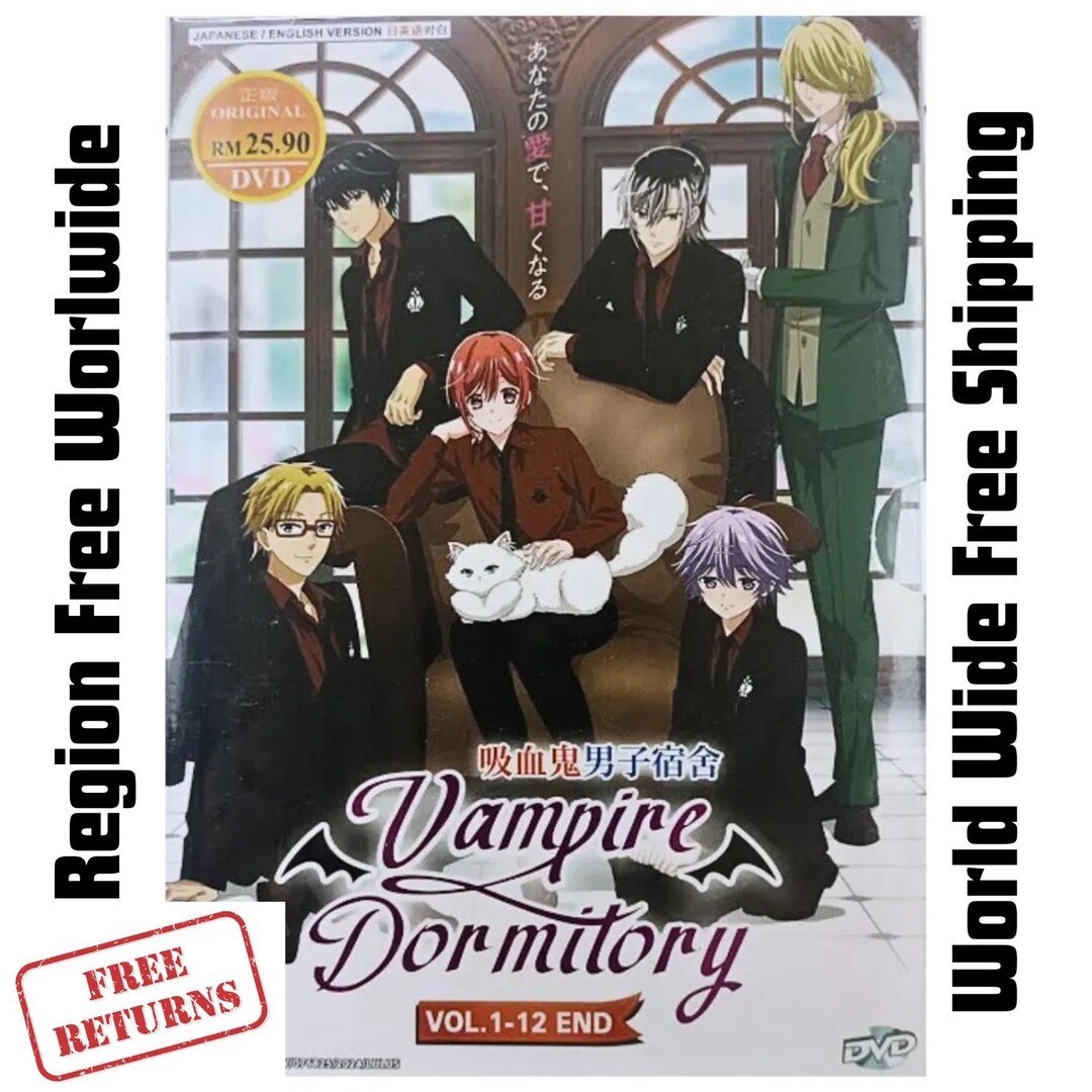 DVD Vampire Dormitory Vol.1-12 End English Dubbed - Etsy