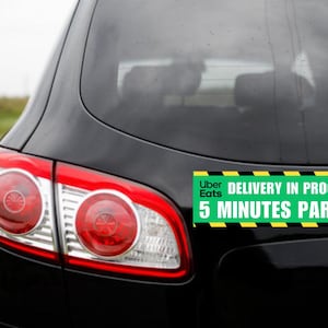Uber Eats Delivery Driver Car Magnet - Etsy