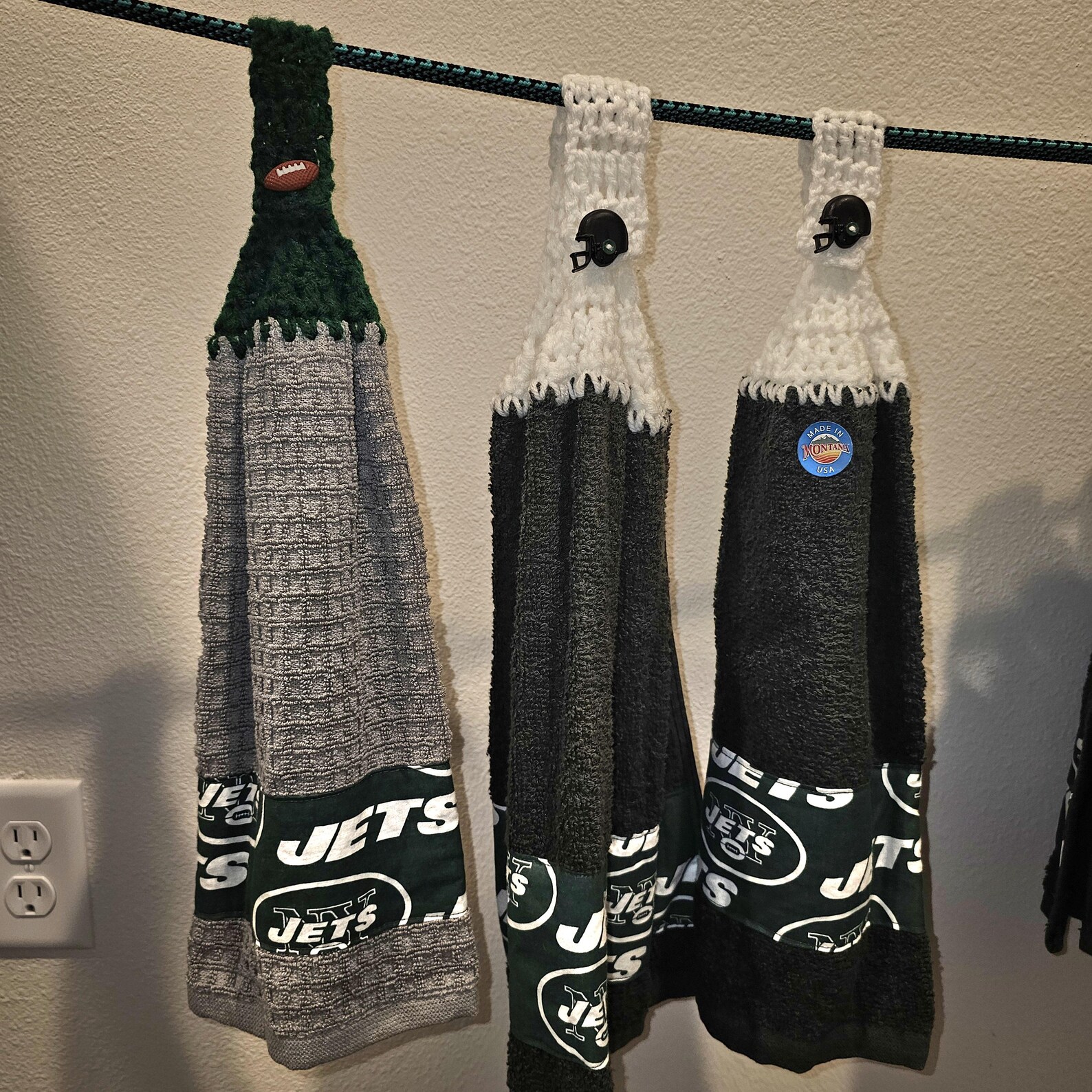 NFL NY Jets Tailgate Hand Towels - Etsy
