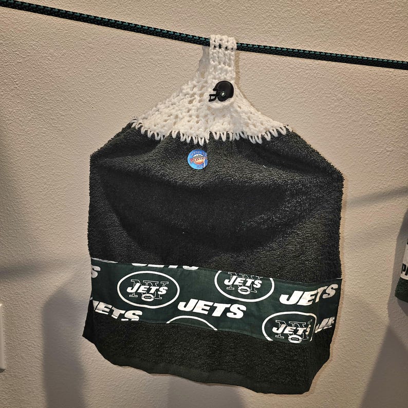 NFL NY Jets Tailgate Hand Towels - Etsy