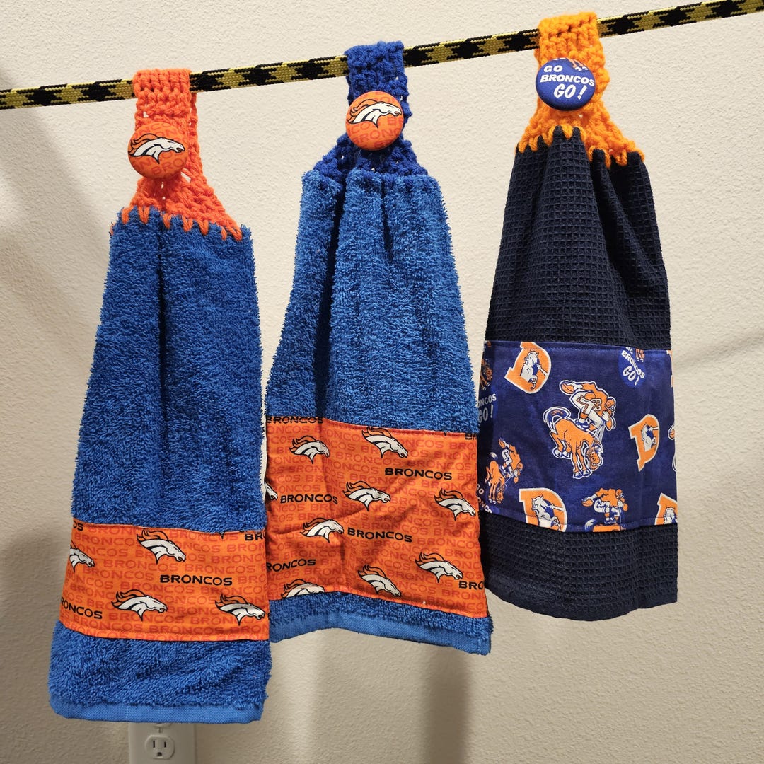 NFL Denver Broncos Tailgate Hand Towels - Etsy