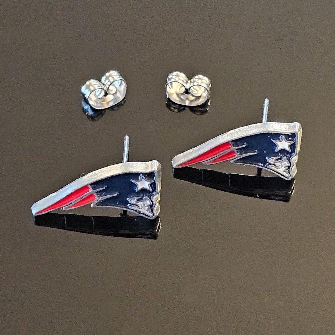 NFL Licensed New England Patriots Earrings - Etsy