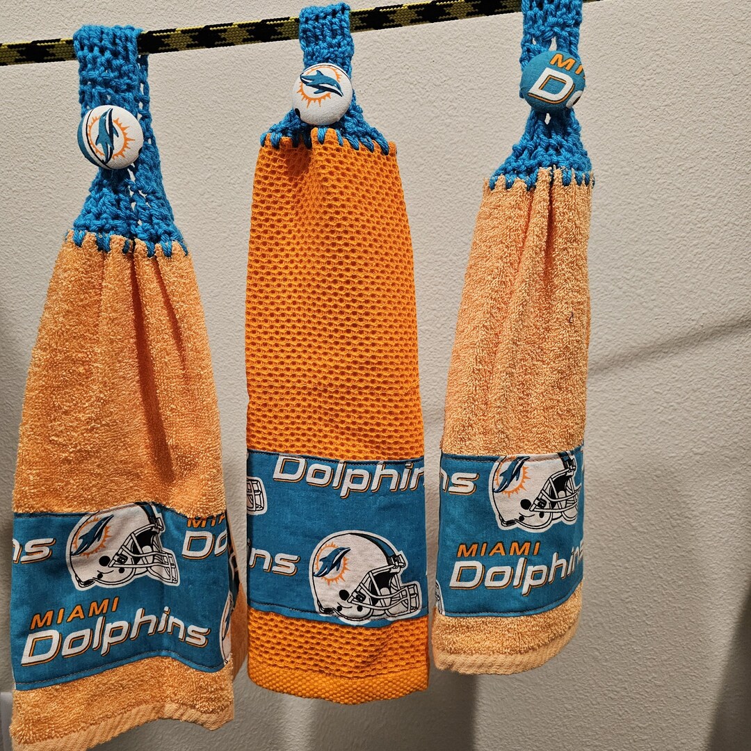 NFL Miami Dolphins Tailgate Hand Towels - Etsy