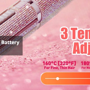 Viral Tiktok Beauty: Bedazzled USB Trendy Flat Iron - Etsy