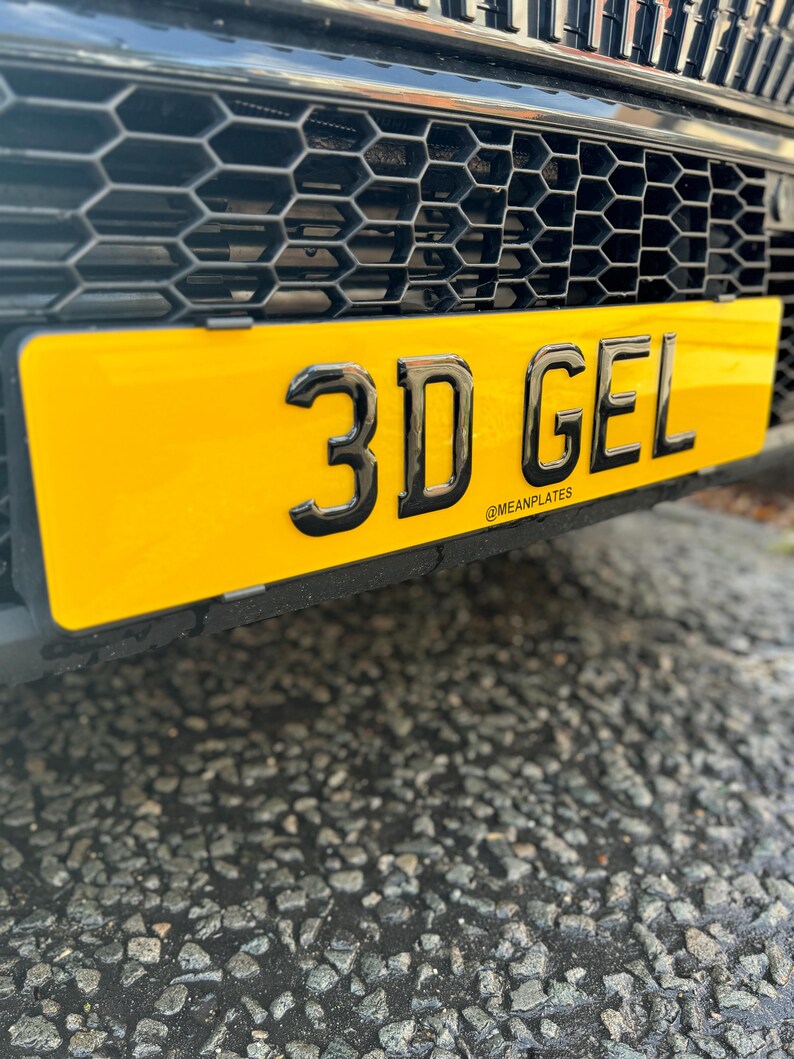 Custom Car Number Plates: Legal & Show Styles Available! - Etsy UK