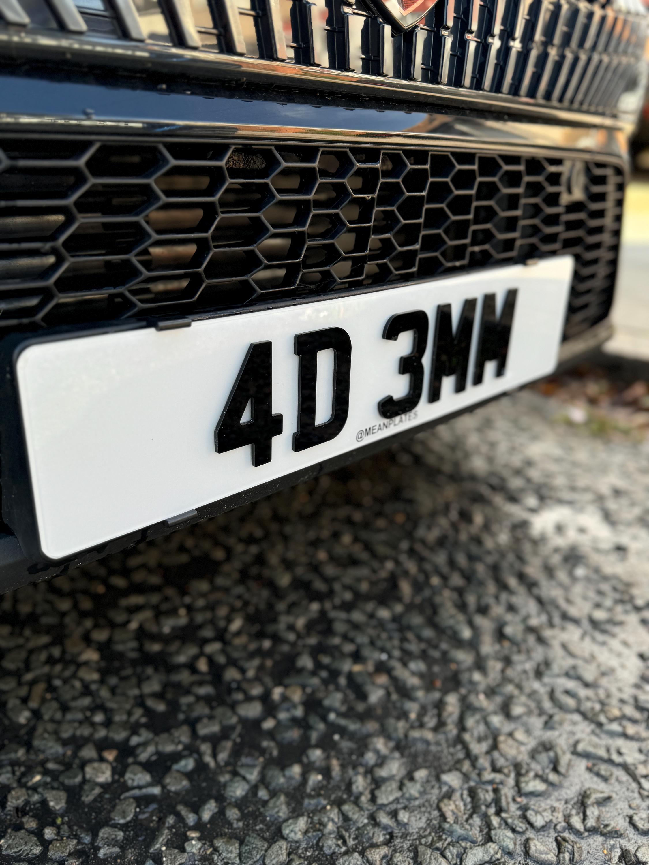 Custom Car Number Plates: Legal & Show Styles Available! - Etsy UK