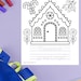 Christmas Color and Trace in English and Spanish - Etsy
