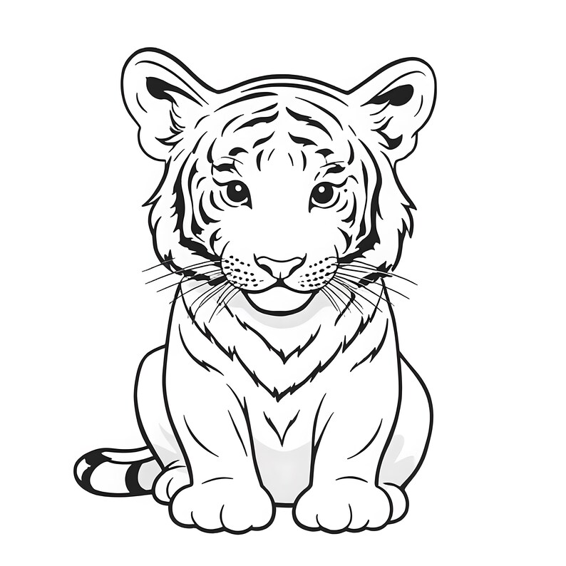50 Land Animals Coloring Pages Kids Coloring Book, Printable Image File ...