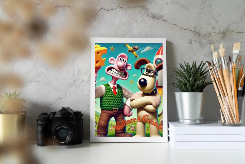 Wallace and Gromit High Quality Poster, New Christmas Movie, High ...