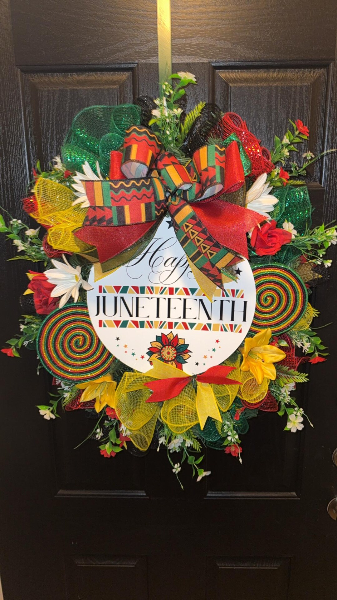Happy Juneteenth Wreath - Etsy