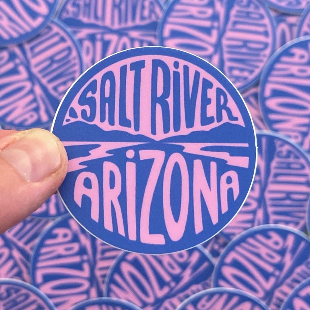Salt River Arizona Sticker 2” - Quantity 2 - Etsy