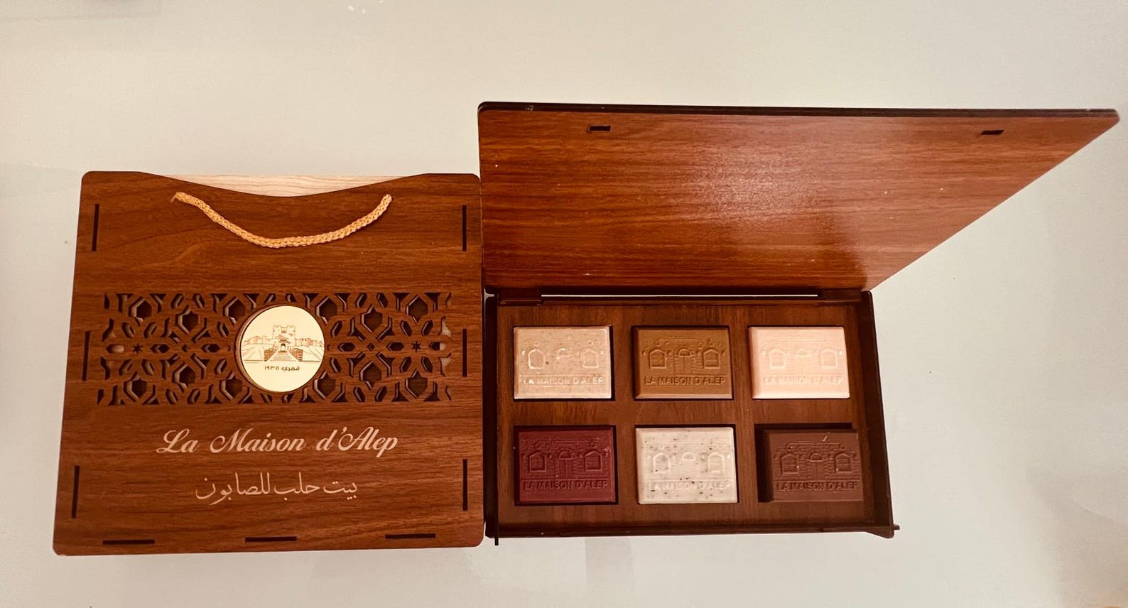 Natural Soap Box Gift Set - 6 Soap Bars - Gift Set for Him - Gift Box ...