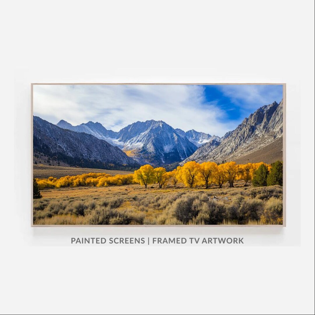 Samsung Frame TV Art | Beautiful Fall Landscape Photo | Autumn | Forest ...